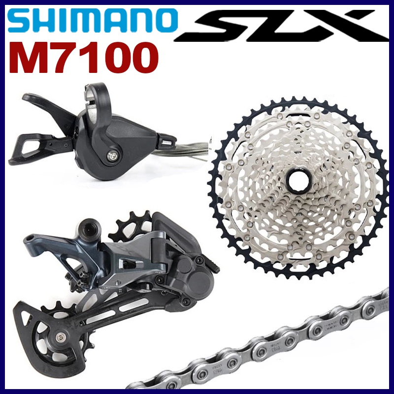 Shimano SLX M7100 Groupset 12 Speed SL-M7100 Shifter CS-7100 Cassette ...