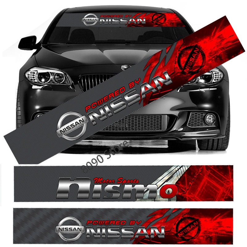 130*21cm Carbon Fiber Car Front Windshield Sticker Auto Rear Window ...
