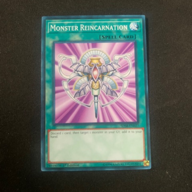 YuGiOh - Monster Reincarnation (TCG) | Shopee Philippines
