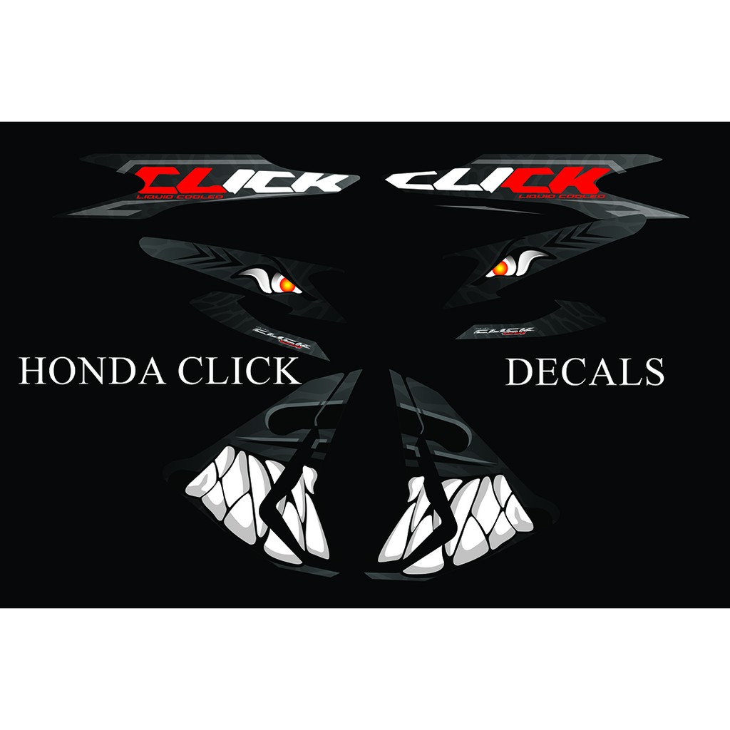 Honda click decals high quality | Shopee Philippines