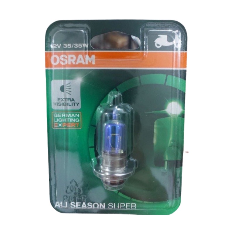 Original OSRAM 12V 35/35W ALL SEASON SUPER (1 LEG) | Shopee Philippines
