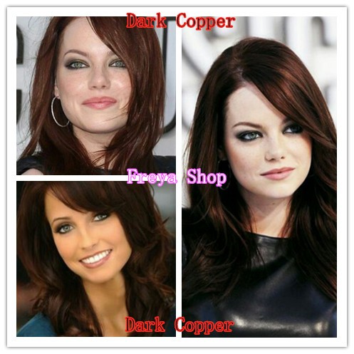 Dark Copper Hair Color with Oxidant ( 5.4 Bremod Permanent Hair Color ...