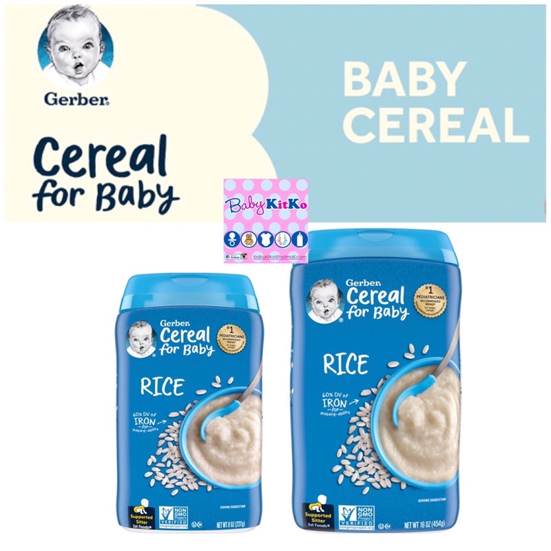 Gerber Rice Cereal Single Grain Cereal | Shopee Philippines
