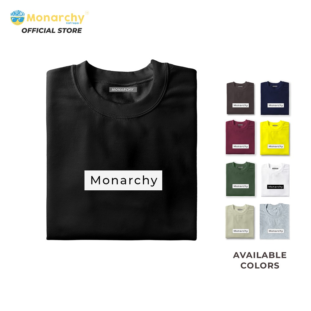 Monarchy T-Shirt Logo Vol.1 In Black Or White For Men And Women Shirt ...