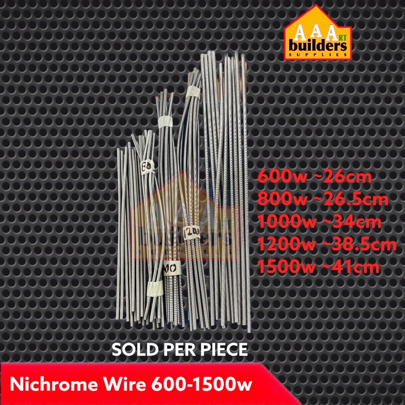 Nichrome wire Heating Element 600w - 1500w SOLD PER PIECE | Shopee ...
