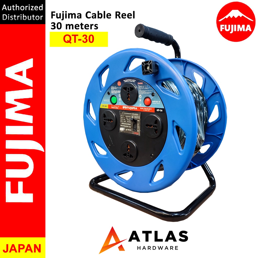 Fujima Cable Reel QT-30 30meters | Shopee Philippines