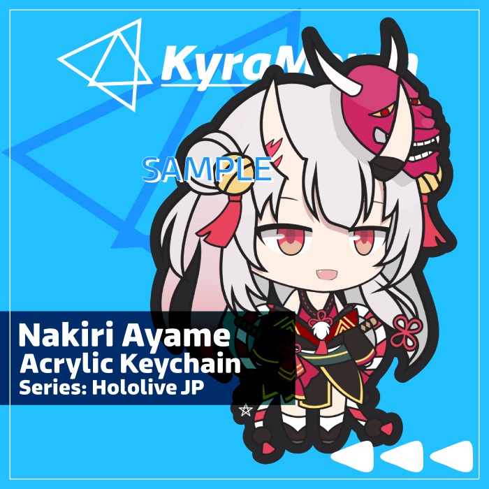 Hololive Japan Nakiri Ayame Design Acrylic Keychain 6cm for Fan Collection | Shopee Philippines