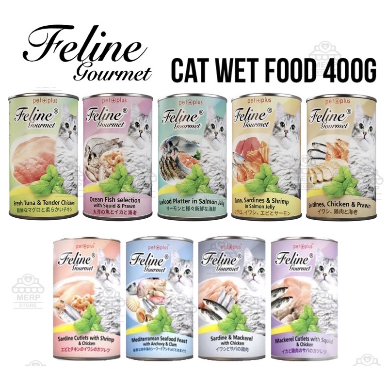 Feline Gourmet 400g Big Can Wet Cat Food | Shopee Philippines
