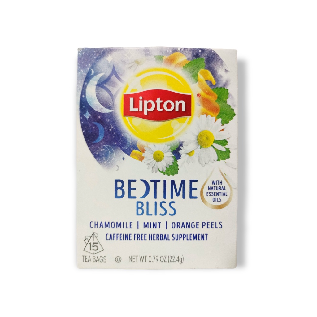 (USA) Lipton Bedtime Bliss Herbal Tea. 15 Tea Bags. | Shopee Philippines