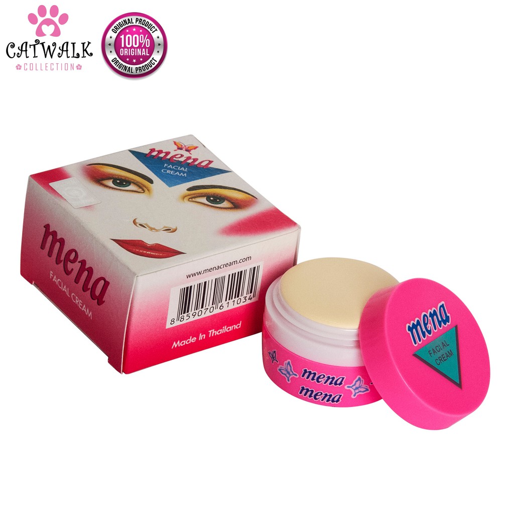 Mena Pink Whitening Acne/ Dark Spot Facial Cream 3g | Shopee Philippines