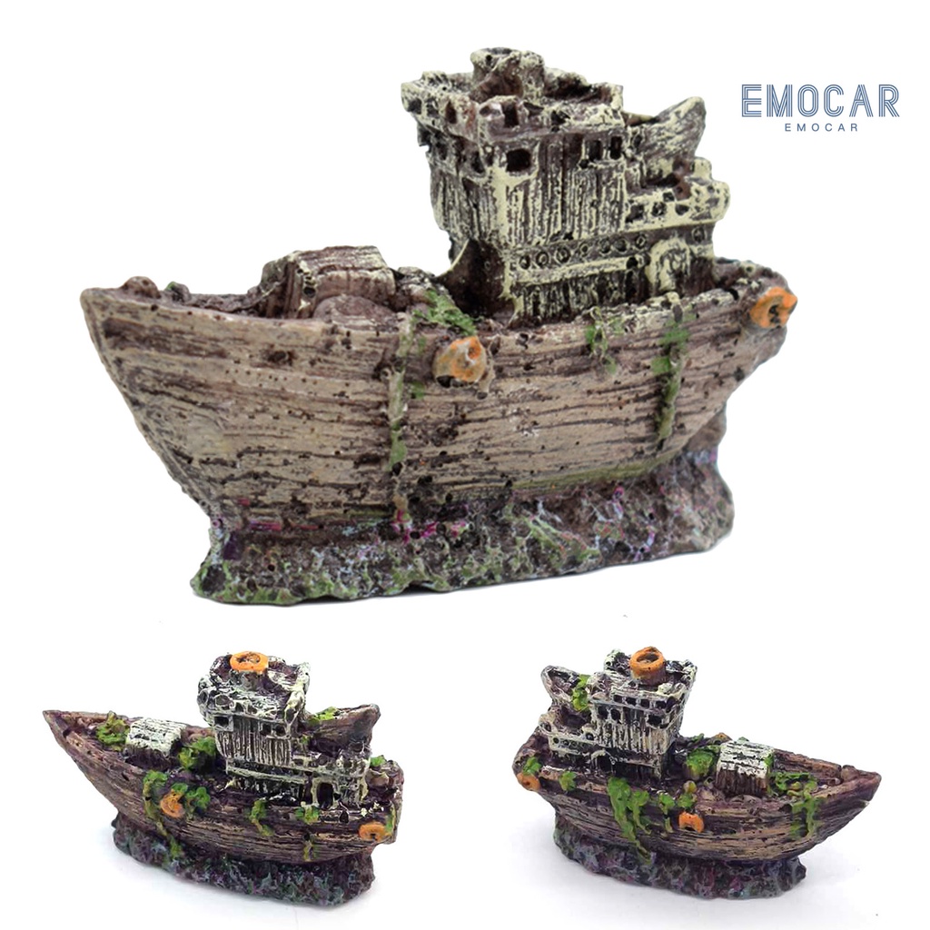 Fish Tank Decorations Sunken Ships
