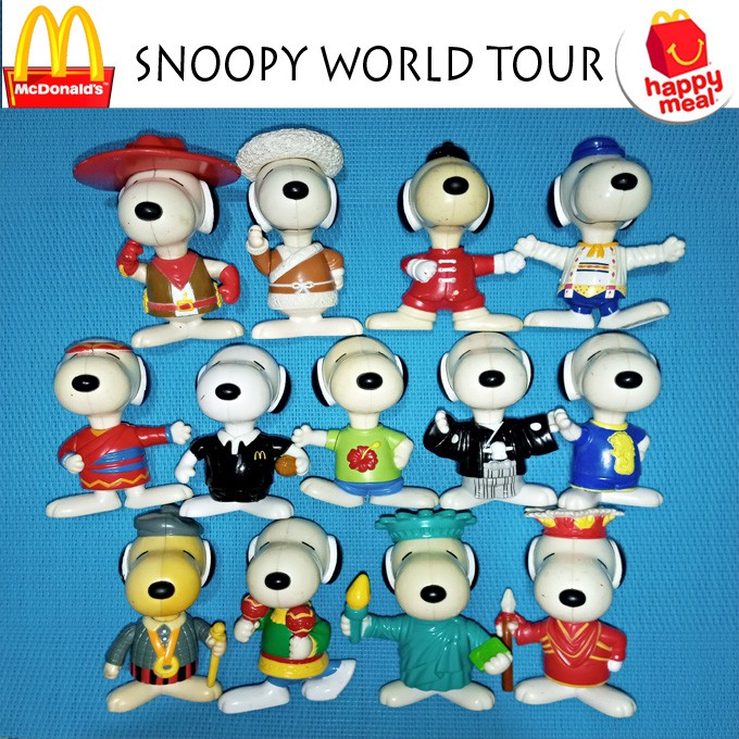 Mcdo 90's Snoopy World Tour (Vintage) | Shopee Philippines