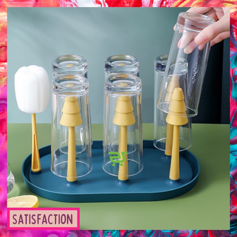STSF Glass Cup Holder Drying Rack Stand Mug Hanger Kitchen Stand ...