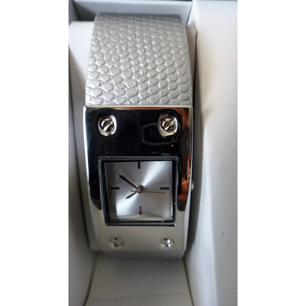 Mossimo Watch Womens Silver Strap Square Face Dress FMDMO516 NewUSA ...