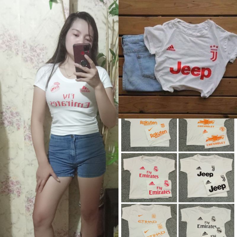 football inspired fly emirates crop top (small - medium) | Shopee ...