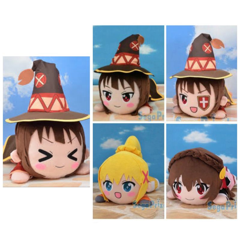 KonoSuba - Megumin, Darkness and Yunyun Mega Jumbo Nesoberi Plush ...