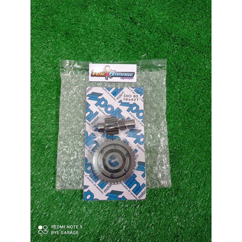 Honda Dio 123&G Giorno Julio Sym Chacha Secondary Gearing 16/42 POLLINI | Shopee Philippines