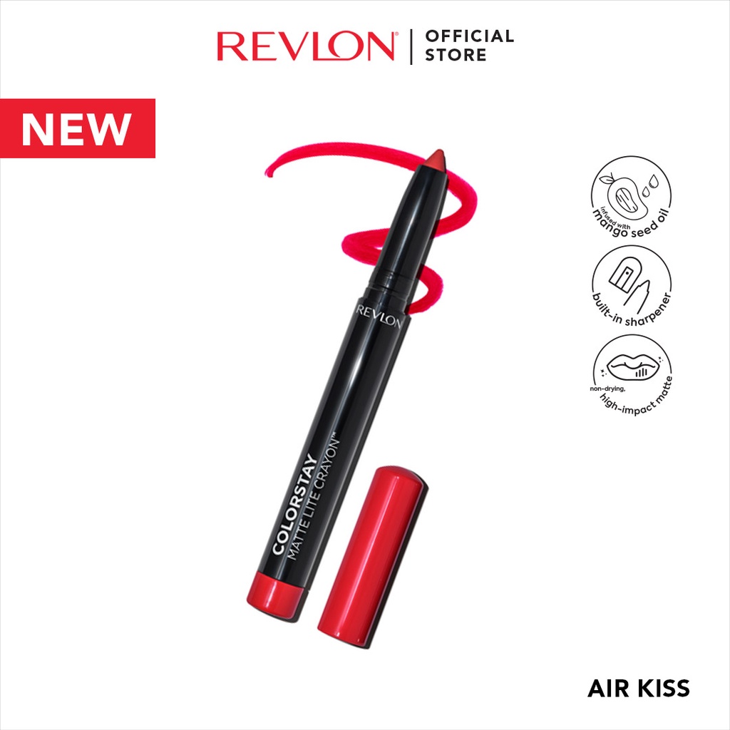 Revlon ColorStay Matte Lite Crayon™ (Smudge-Proof, Water Resistant ...