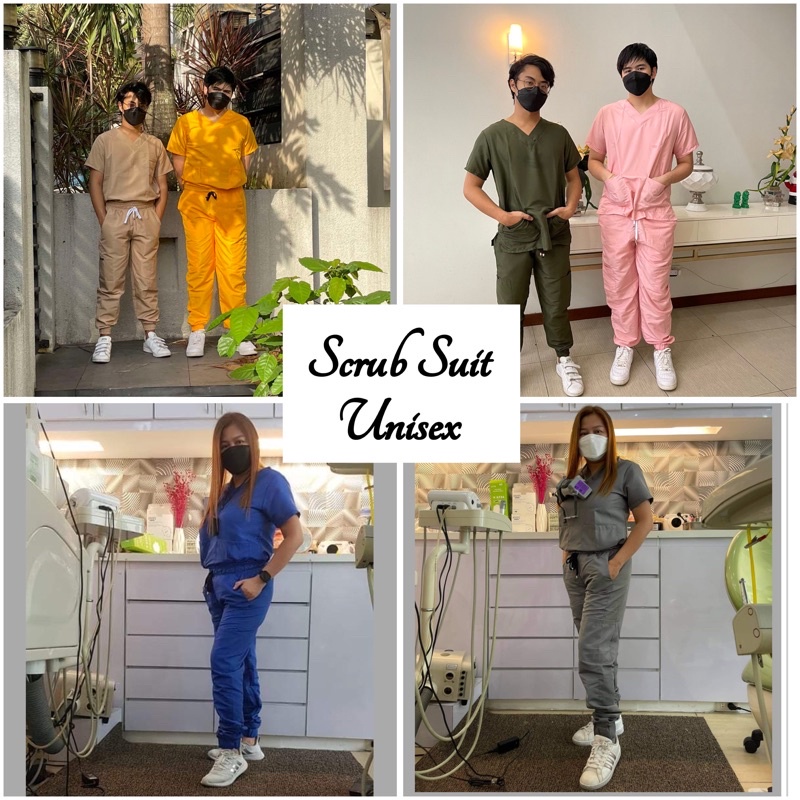 scrub suit uniforms - Best Prices and Online Promos - Feb 2023 | Shopee ...