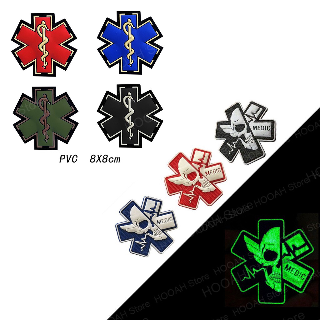 Medic Patch 3D PVC Rubber Paramedic Medical PATCH EMS EMT MED First Aid ...