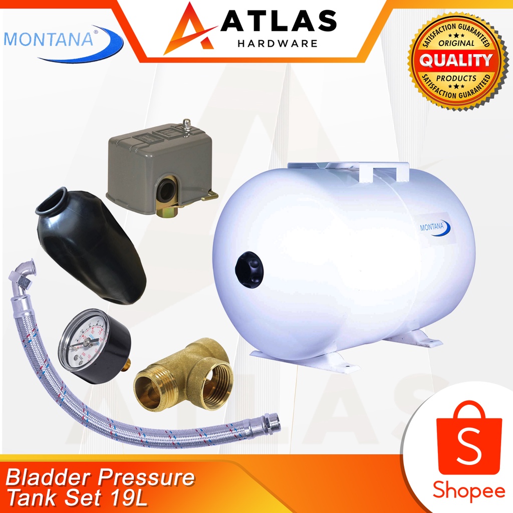 Montana Buyl Bladder Pressure Tank CF - 19L | Shopee Philippines