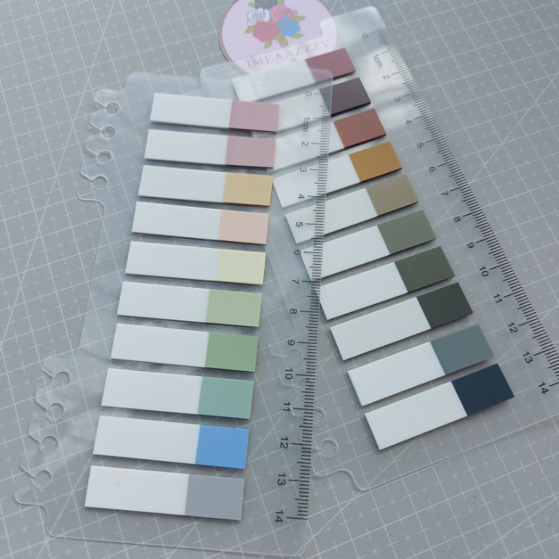 Index sticky note bookmark sticker 200 pieces, 10 colors | Shopee ...