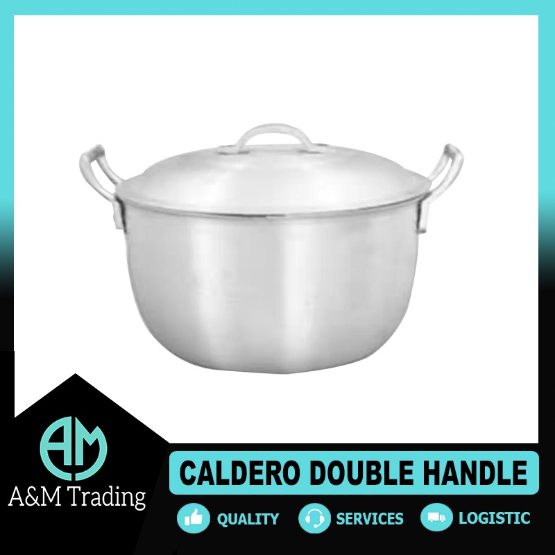 Caldero / Kaldero Aluminum Pot Double Handle Makapal From #1 Big to #6 ...
