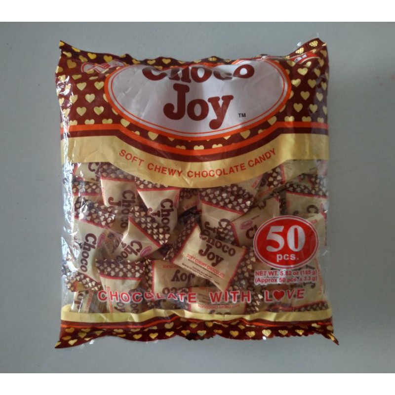 Choco Joy Soft Chewy Chocolate Candy 50pcs | Shopee Philippines
