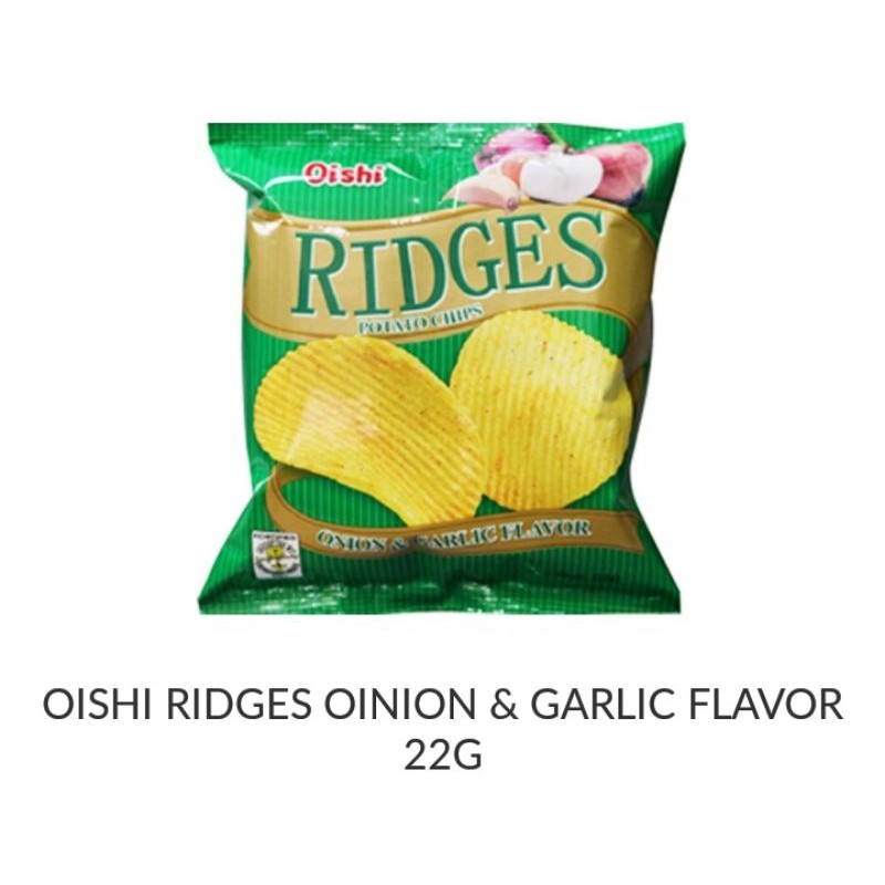 Oishi RIDGES Potato Chips Onion Garlic Flavor 60g | atelier-yuwa.ciao.jp