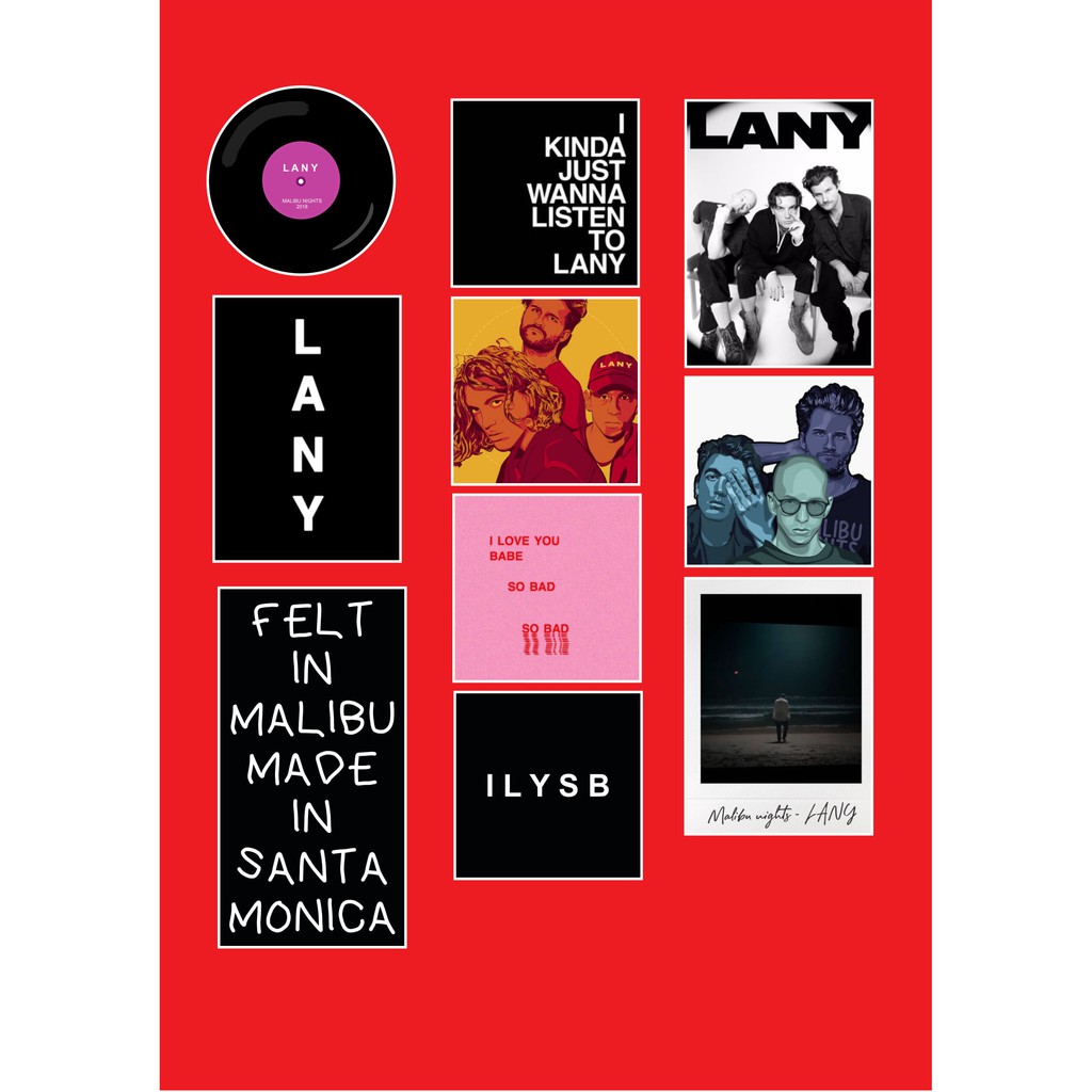 10 pcs LANY Vinyl Sticker Set | Shopee Philippines