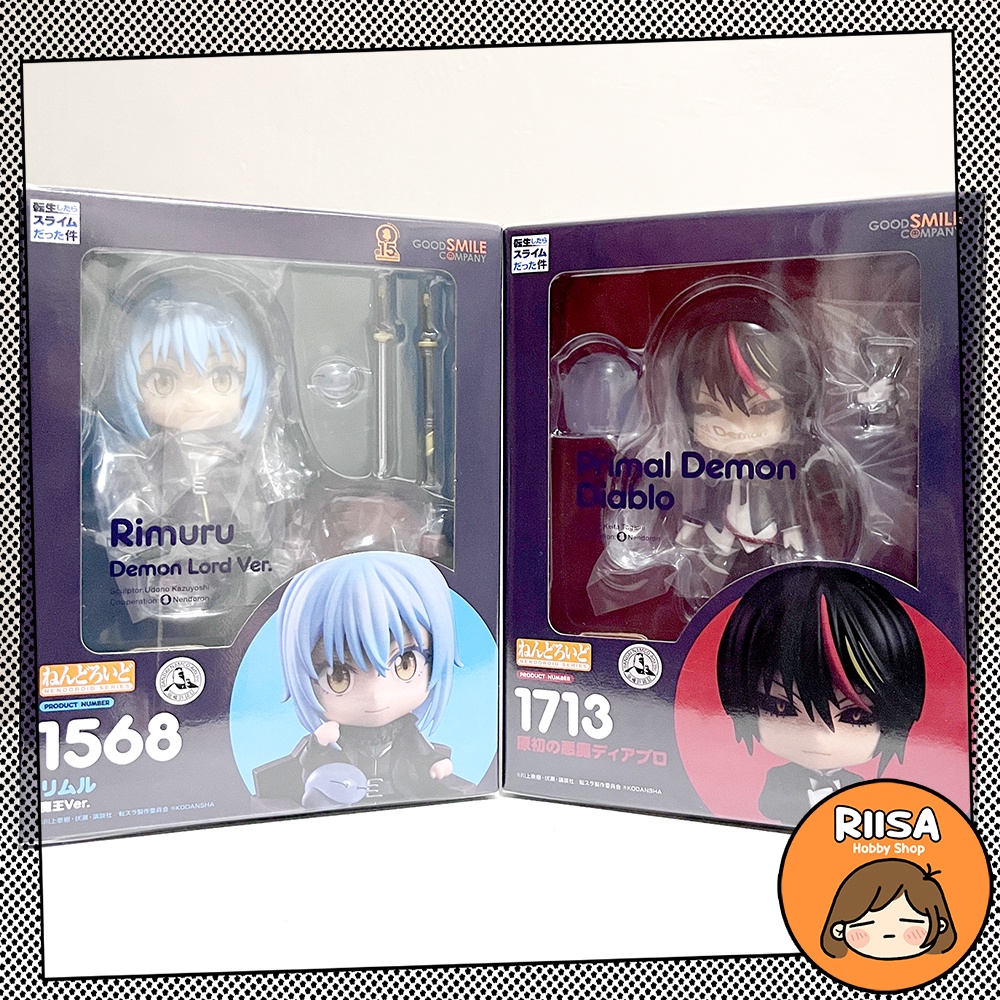 Nendoroid 1713 Primal Demon Diablo & Nendoroid1568 Rimuru: Demon Lord ...