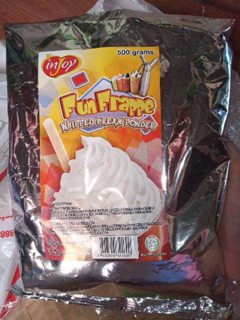 inJoy FunFrappe Whipped Cream Powder 500g | Shopee Philippines