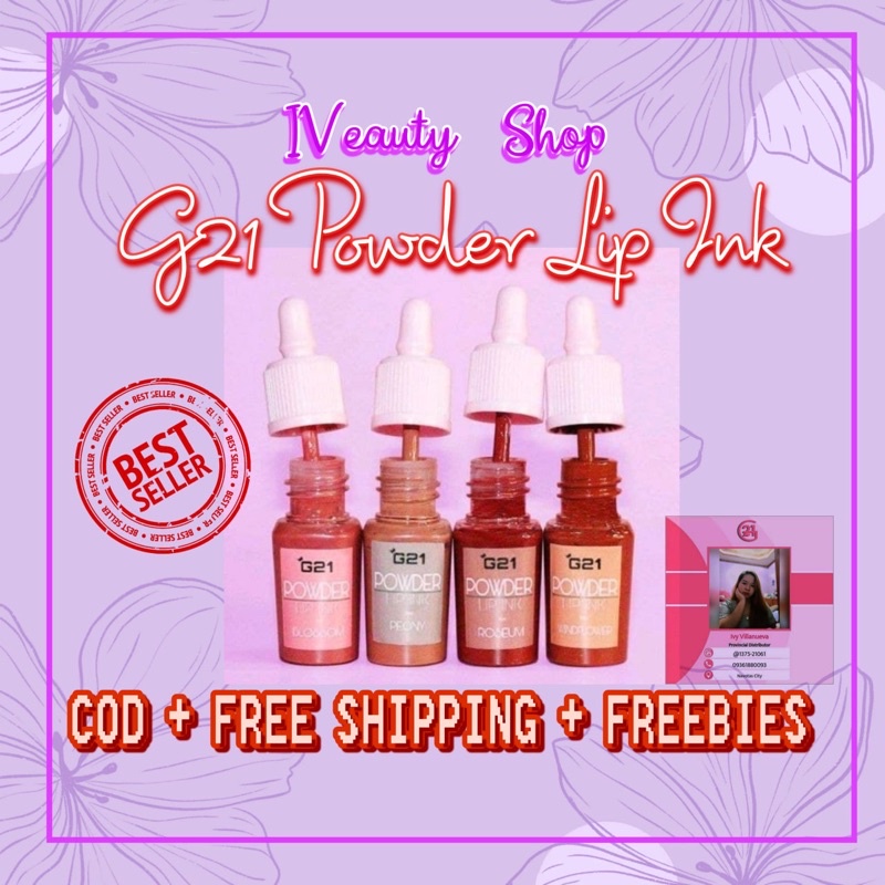 G21 Powder Lip ink (Mositurizing Oil Based Tint) | Shopee Philippines