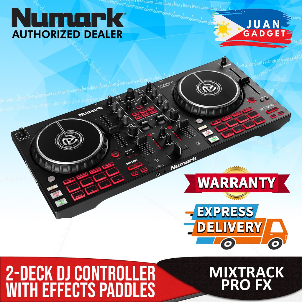 Numark Mixtrack Pro FX – 2 Deck DJ Controller For Serato DJ with DJ ...
