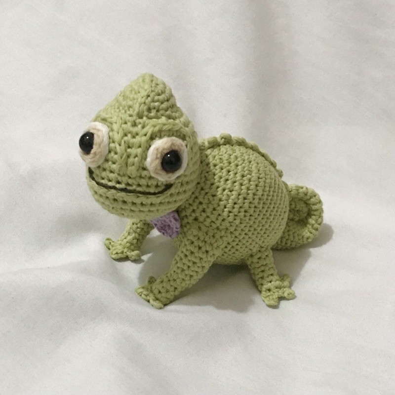 Chameleon (Pascal from Tangled) Crochet Stuffed Toy (Amigurumi ...