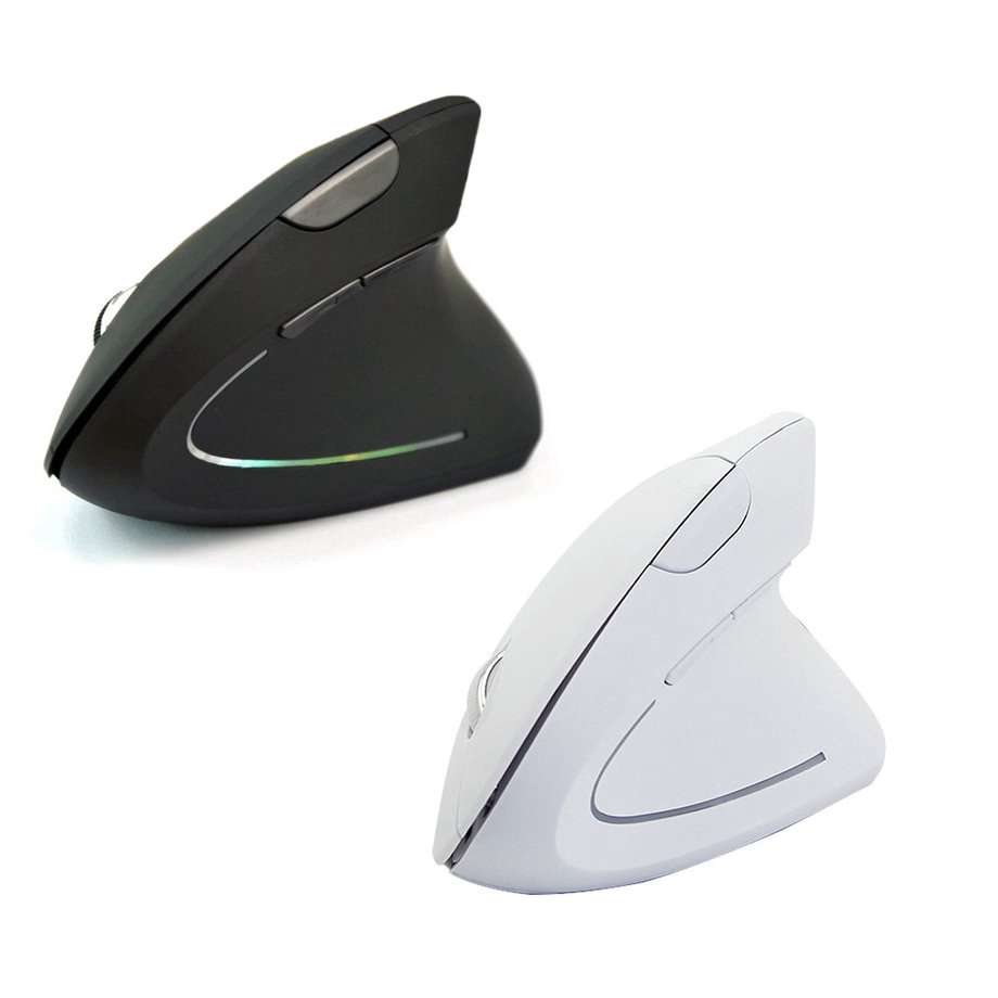 [114] 2.4G Wireless Ergonomic Vertical Mouse 6 Buttons Optical 1600DPI ...