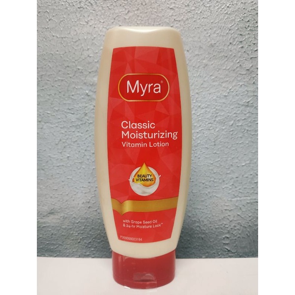 Myra Classic Moisturizing Vitamin Lotion 200mL | Shopee Philippines