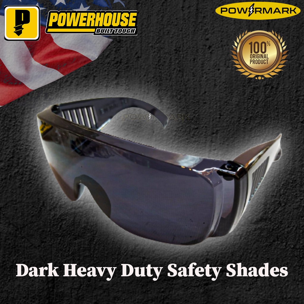 POWERHOUSE Dark Heavy Duty Safety Shades [POWERMARK | PAC] | Shopee ...