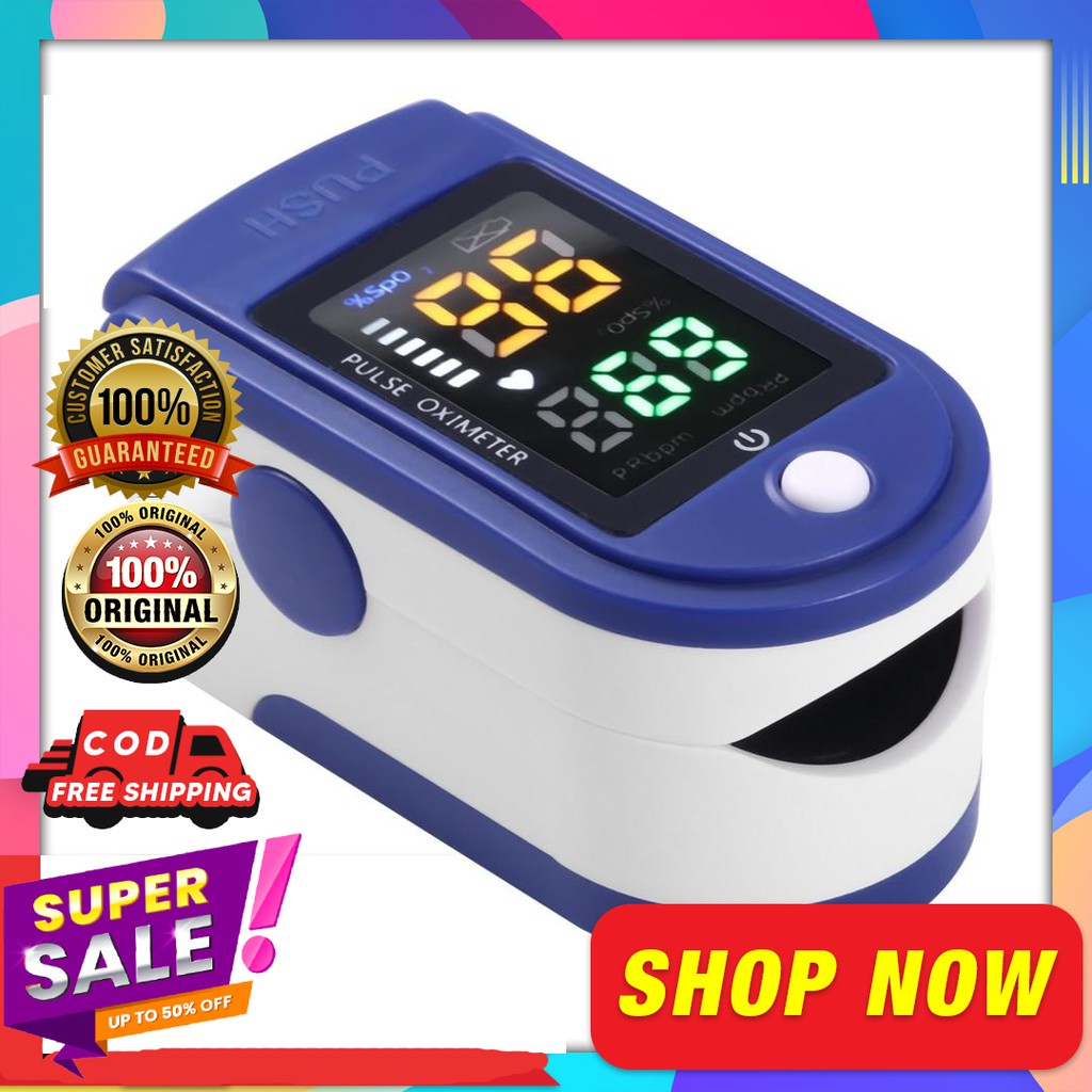 Original Mini Portable Finger Pulse Oximeter Pulsoximeter Clip ...