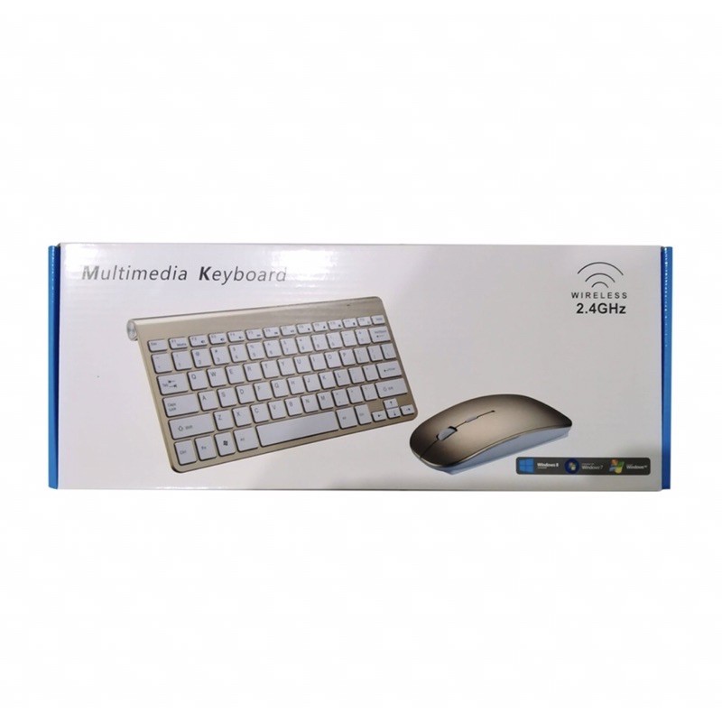 WIRELESS MULTIMEDIA KEYBOARD WITH MOUSE | Shopee Philippines