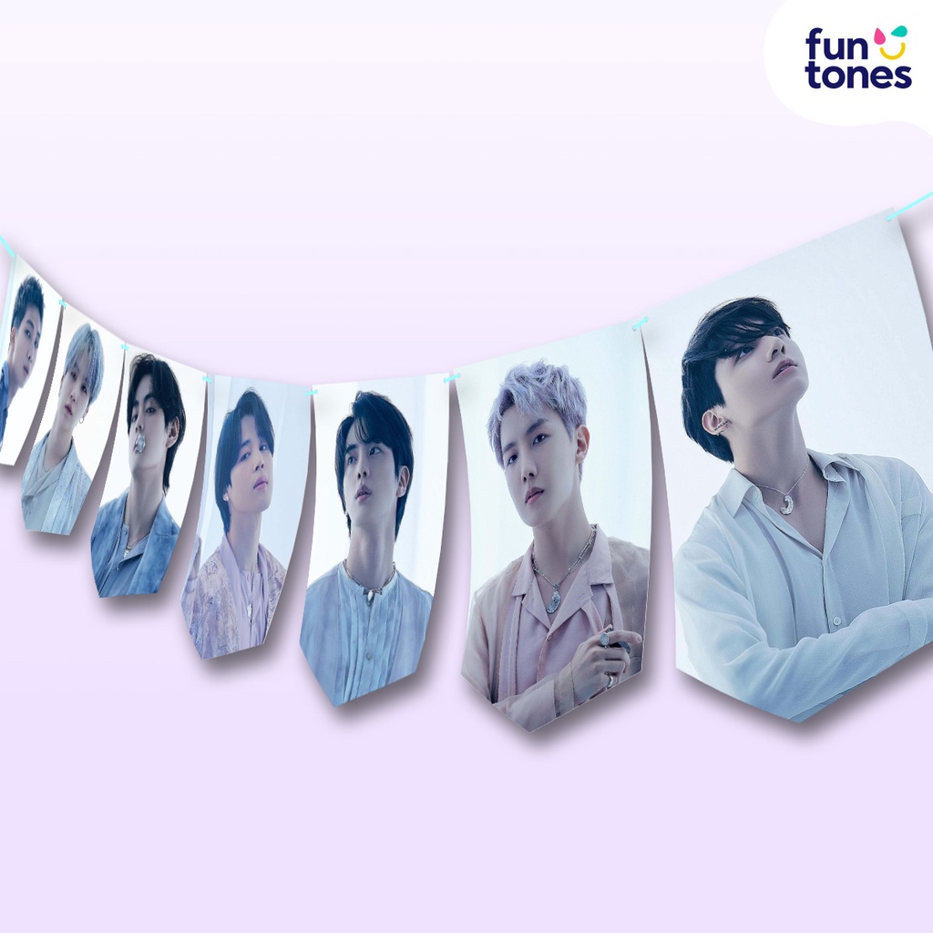 BTS Proof OT7 Banner / Bunting Birthday Banner / Jungkook Taehyung ...