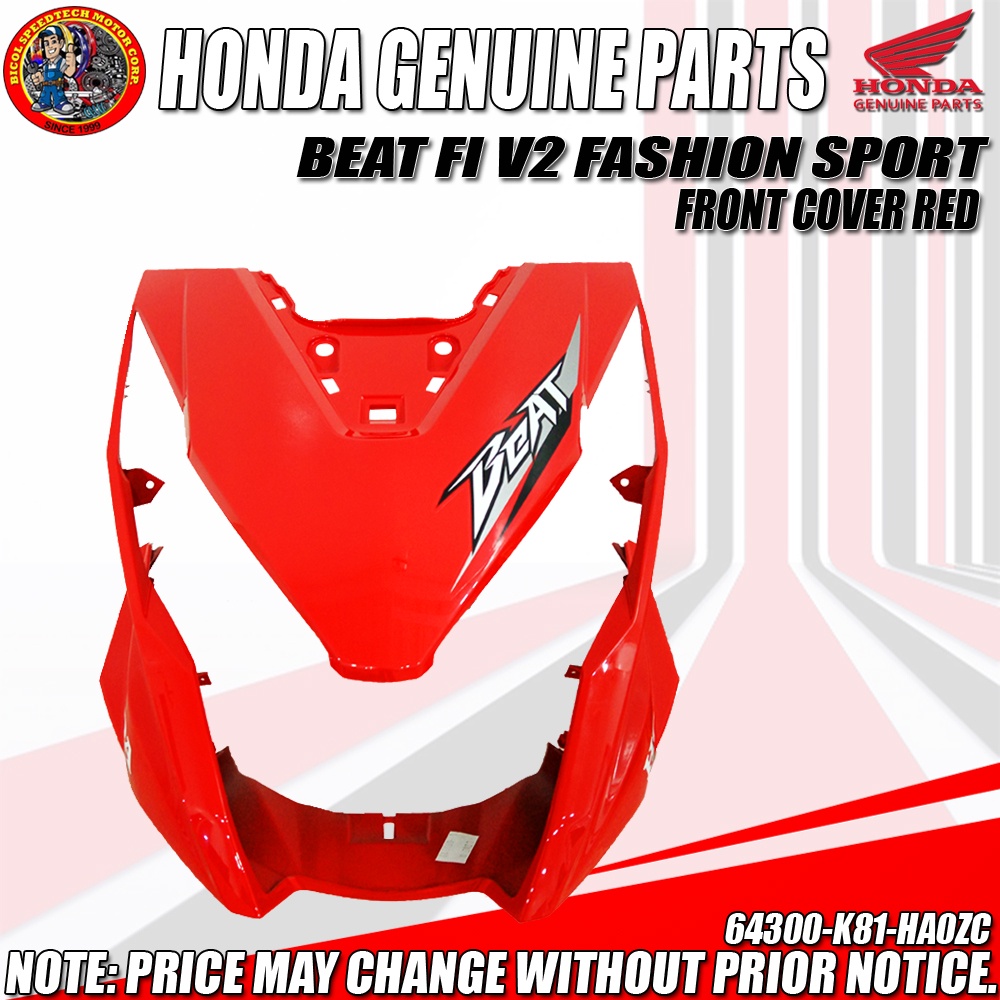 BEAT FI V2 FASHION SPORT FRONT COVER (HPI) (GENUINE: 64300-K81-HA0Z ...