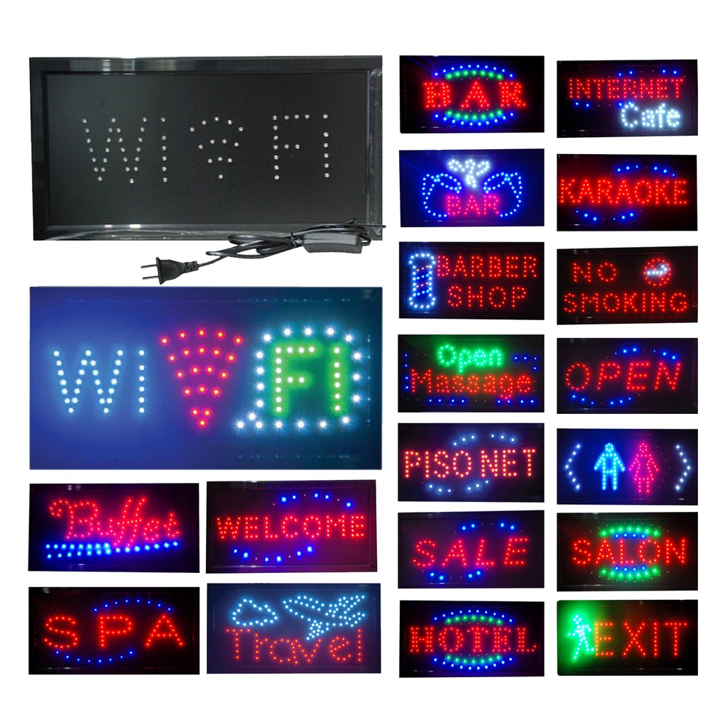 LED Signage Flashing LED signs | Shopee Philippines