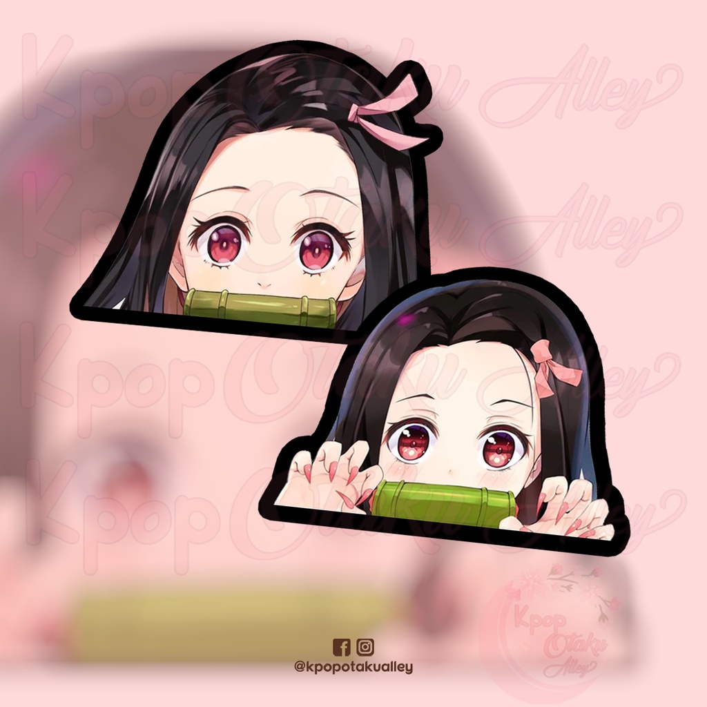 Nezuko Kamado - Demon Slayer Peeker Sticker ver A | Kpop Otaku Alley ...