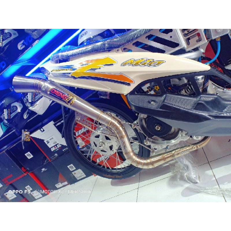 Daeng Sai 4 muffler set Big Tip/long tip tube type mio sporty/m3 ...