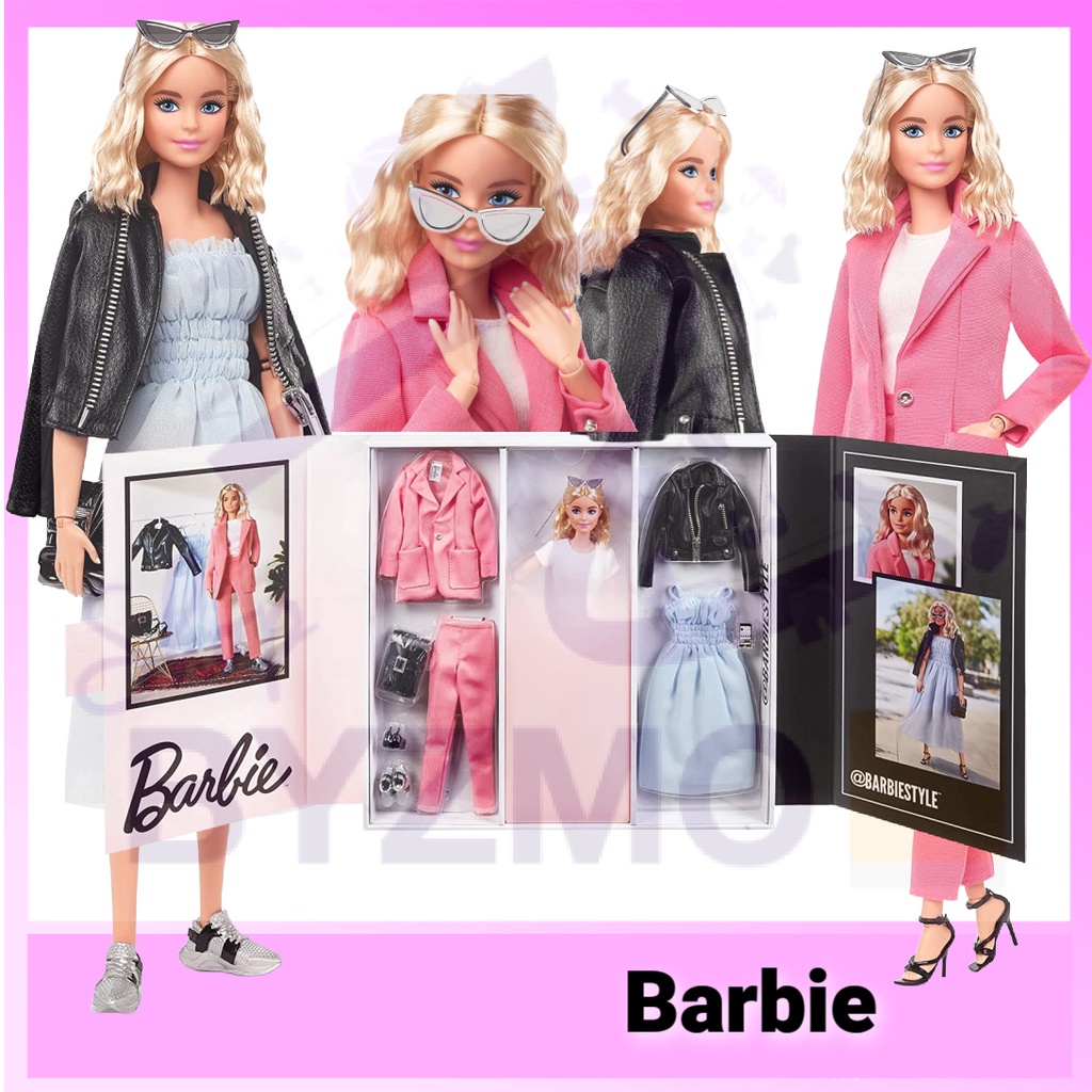 Barbie Signature Barbie Style Fully Poseable Fashion Doll (12-in Blonde ...