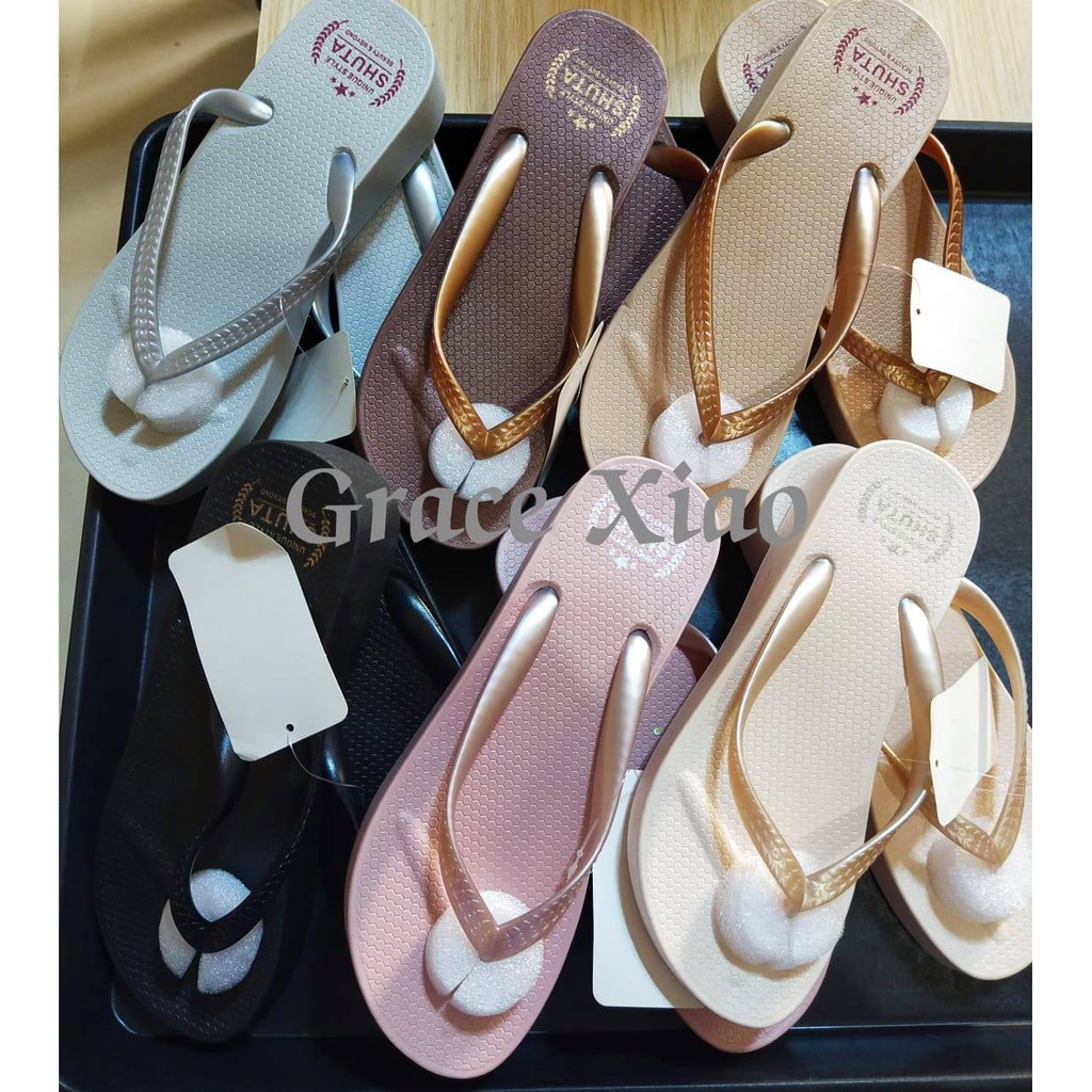 SHUTA CLASSIC SUMMER FASHION LADYS SLIPPER | Shopee Philippines