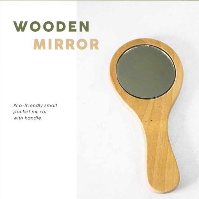 Customized Small Wooden Mirror with Laser Engraved | Shopee Philippines