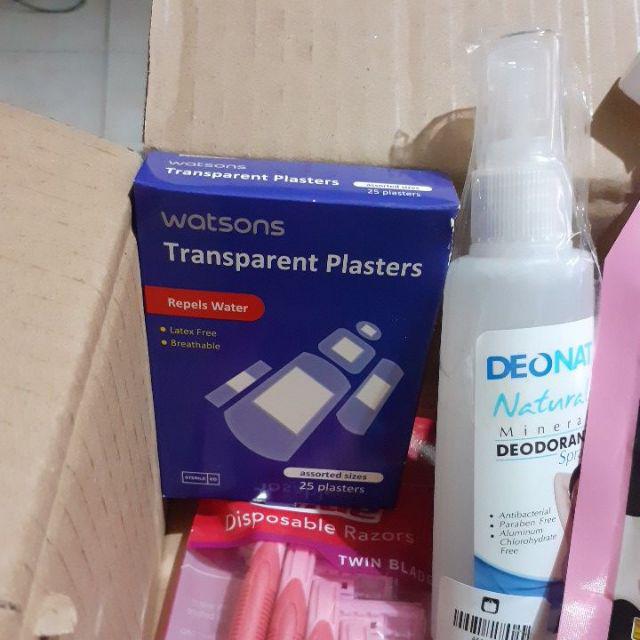 Watsons Transparent Plaster 25 sheets Assorted Sizes | Shopee Philippines