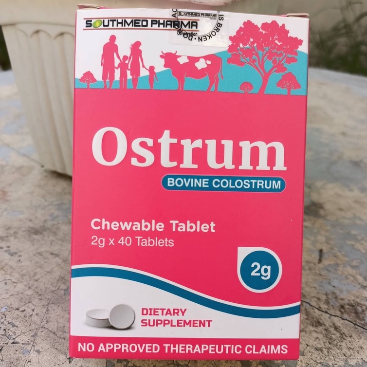 Ostrum Bovine Colostrum 40pcs Chewable Tablet 2gm | Shopee Philippines